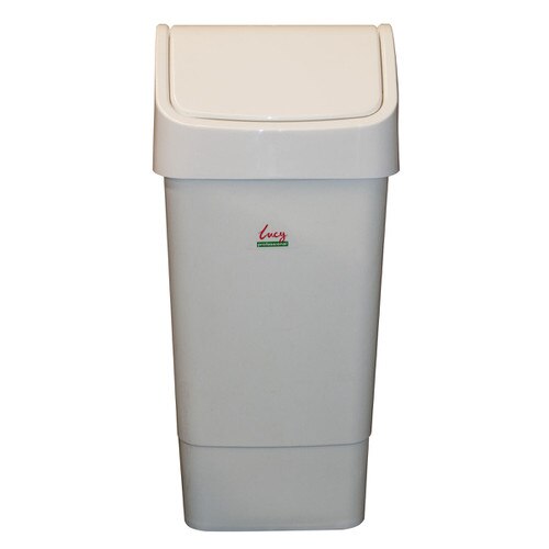 White Swing Bin
